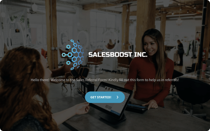 Sales Referral Form Template for all businesses | SurveySparrow