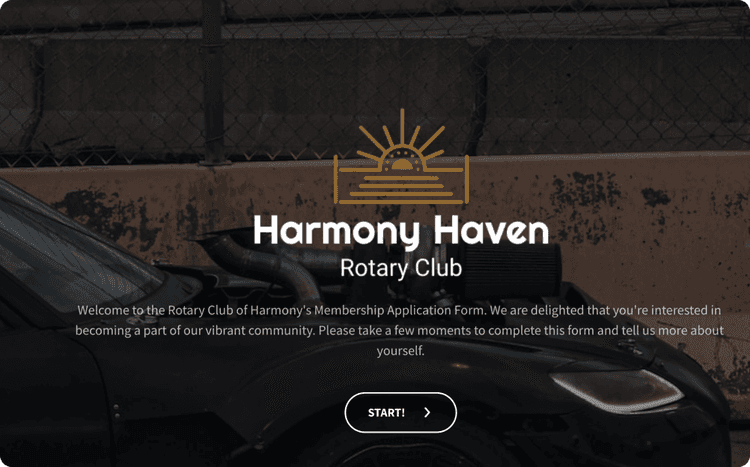 Create Your Rotary Membership Form | SurveySparrow