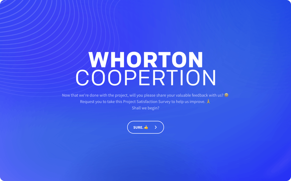 Project Satisfaction Survey Template | SurveySparrow