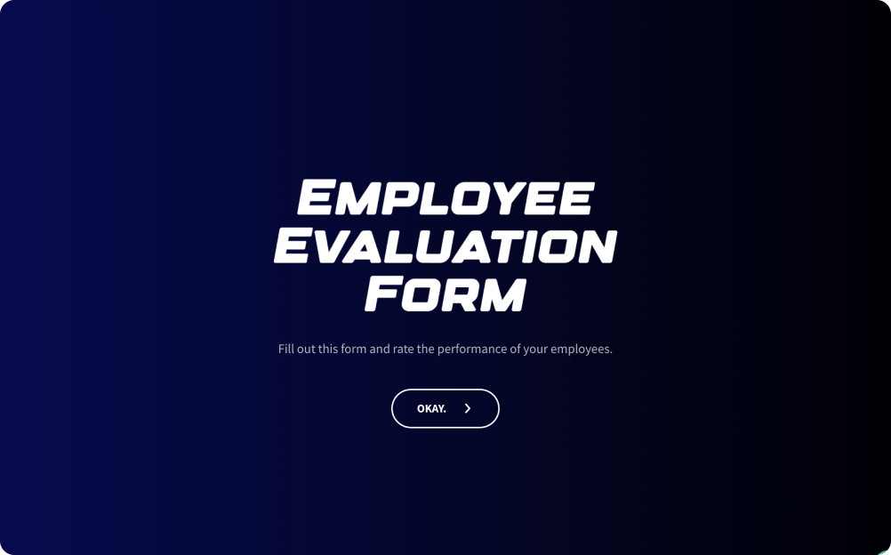 Call Center Employee Evaluation Template | SurveySparrow