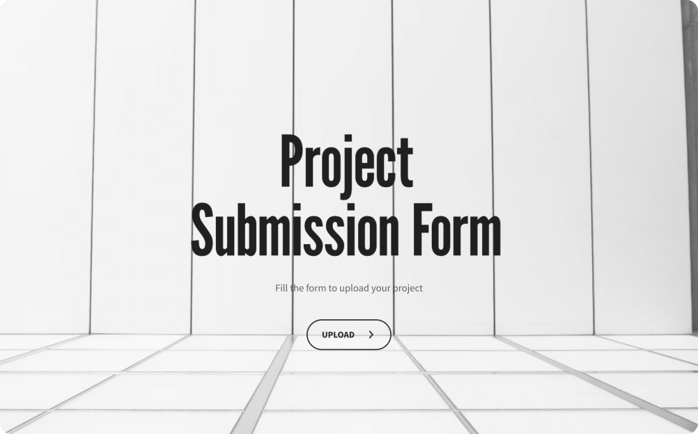 Project Submission Form Template | Easy Online Project Submissions