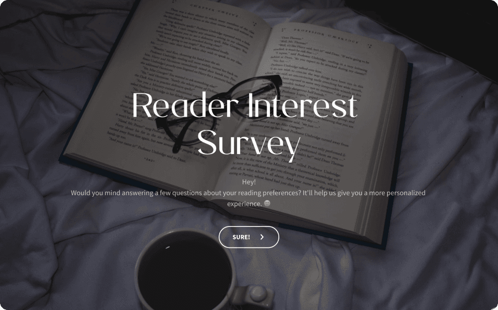 12 Reading Interest Survey Questions To Ask Students - SurveySparrow