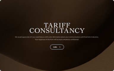 Trade Reference Form Template | From SurveySparrow