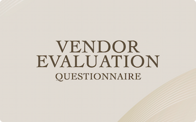 Free Vendor Evaluation Questionnaire Template | SurveySparrow
