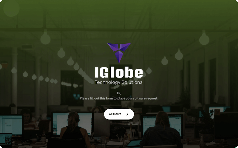 Free Software Order Form Template | SurveySparrow