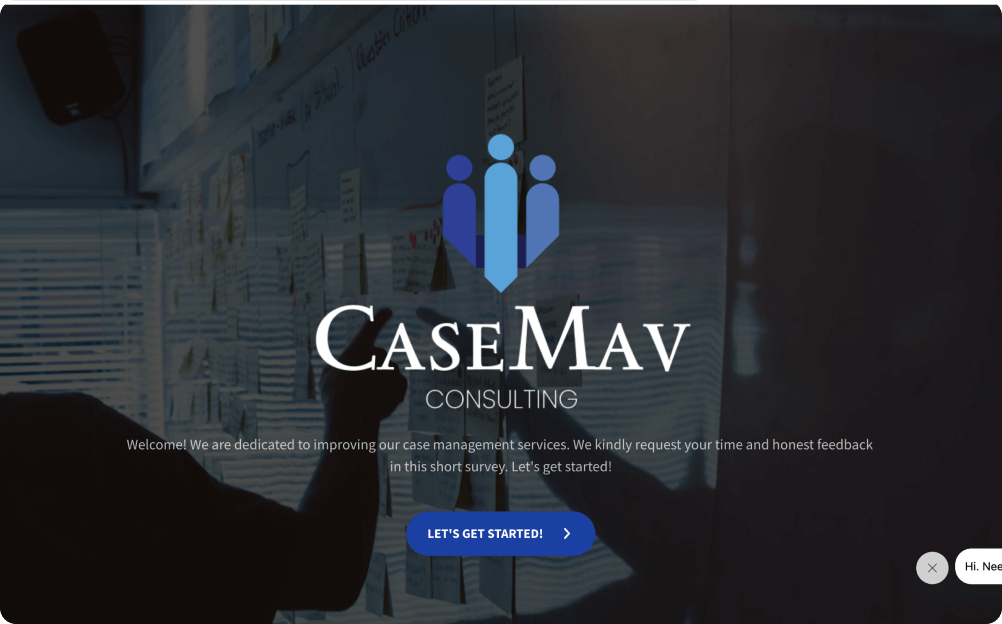Case Management Needs Assessment Form Template | SurveySparrow